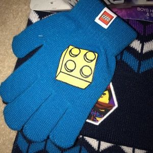 Lego | Other | New Lego Movie Hat Glove Scarf Set Boys One Size | Poshmark